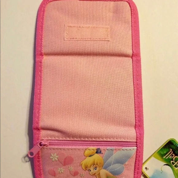 Disney | Toys | Disney Tinkerbell Pink Trifold Wallet | Poshmark